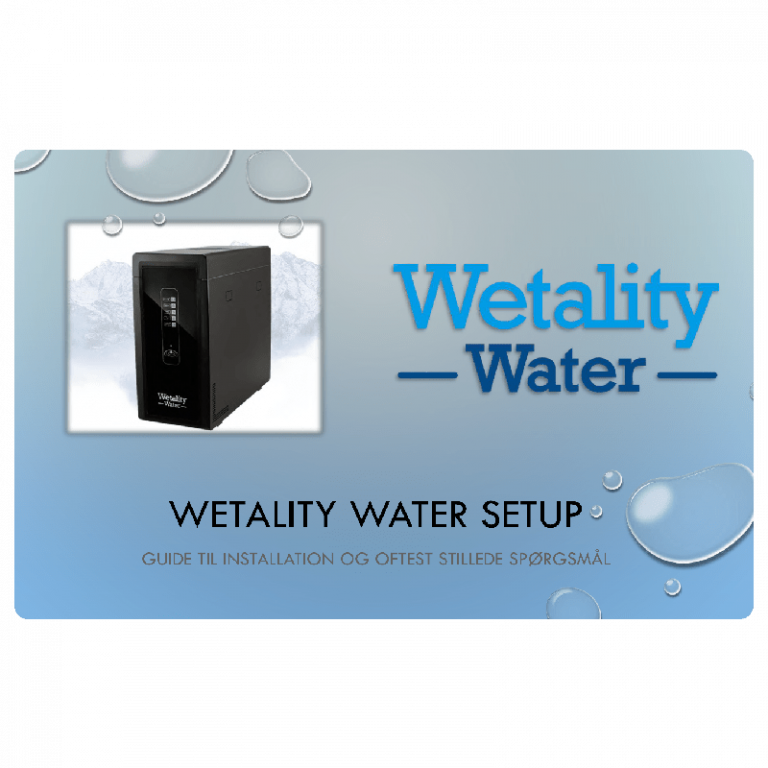 Water Setup presentation – Wetality Shop